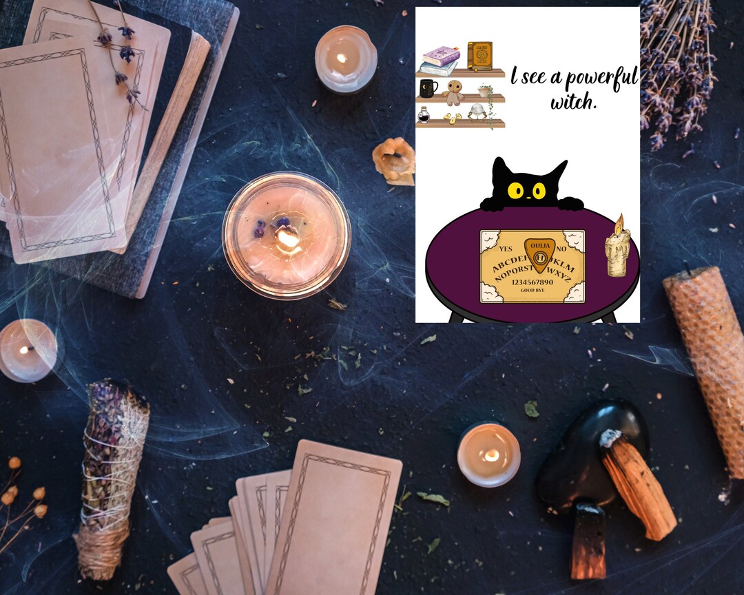 Printable Witch Card,printable Birthday Card,witch Birthday Card ...
