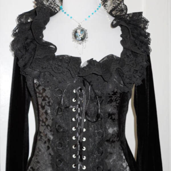 Gothic Blouse - Etsy