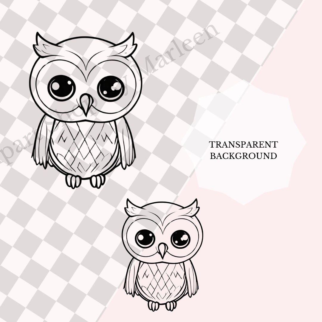 Adorable DIY Owl SVG Png Clipart | Woodland Animal | Perfect for Cricut ...