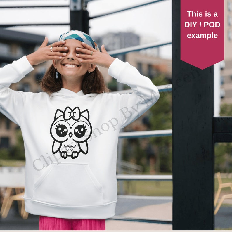 Cute Girl Owl SVG for DIY | Cricut and Pod | Instant Download With ...