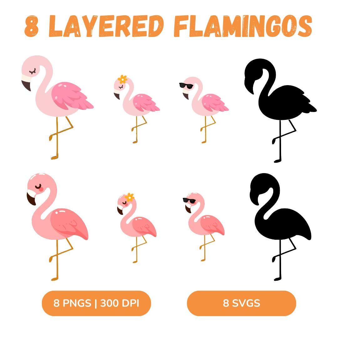 Flamingo SVG PNG | Flamingo Clipart | Summer | Tropical | Vacation ...