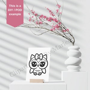 Cute Girl Owl SVG for DIY | Cricut and Pod | Instant Download With ...