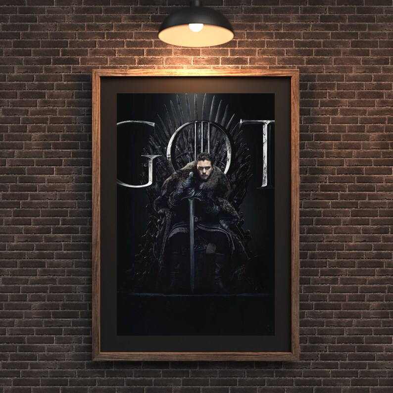 Game of Thrones Poster / Got Poster / Jon Snow Poster/ Got Wallart/ Jon ...