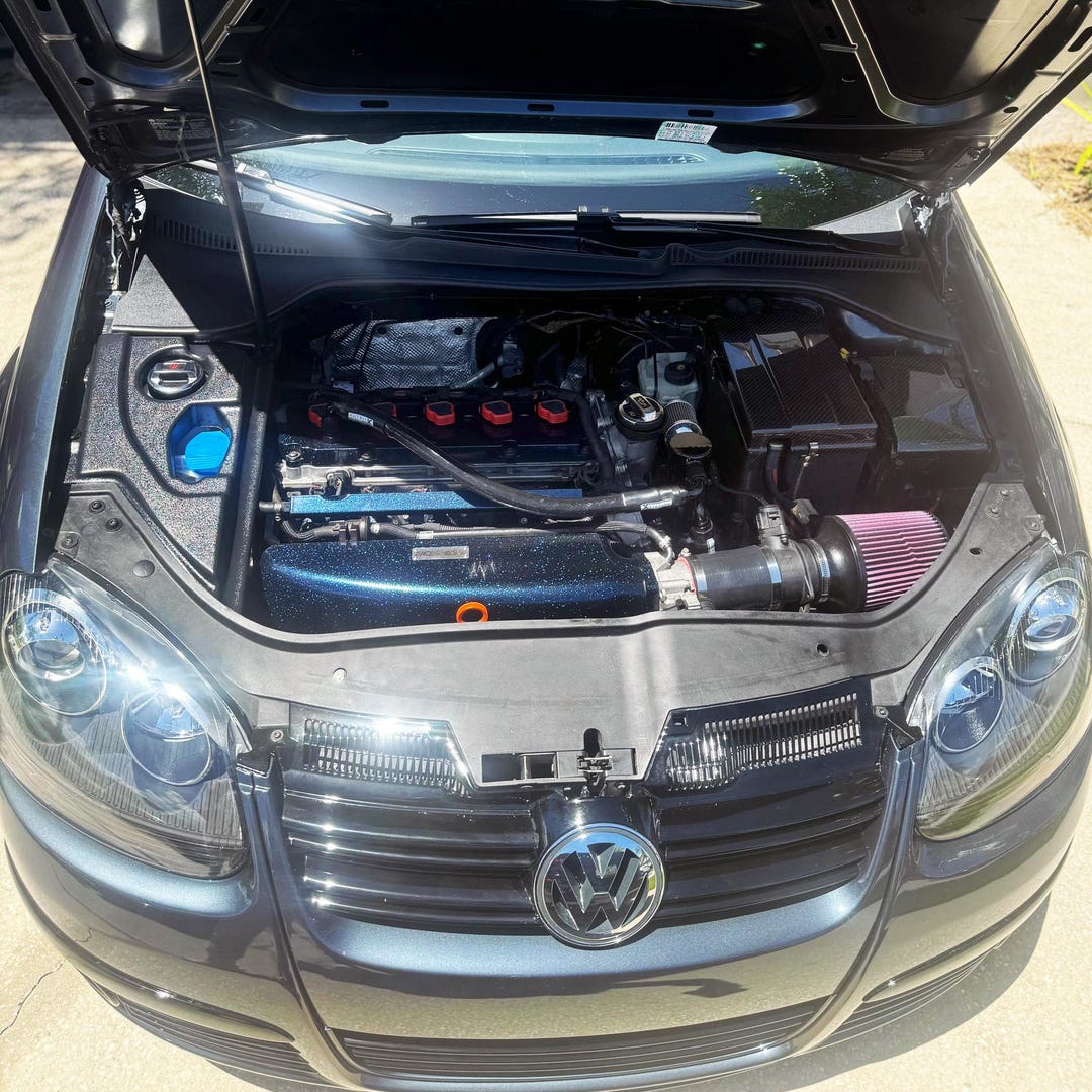 Engine Panel Covers VW MK5 With Bracket ( Golf MK5, Jetta MK5 ) - Etsy