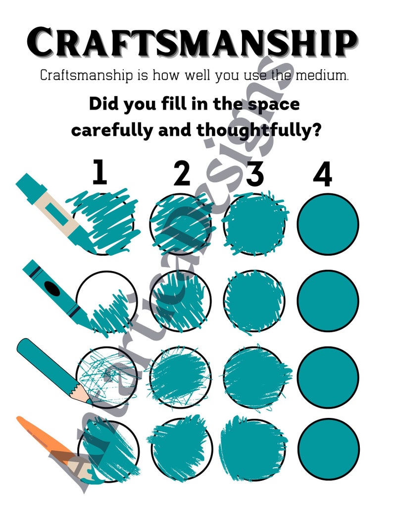 Art Room Craftsmanship Poster - Etsy