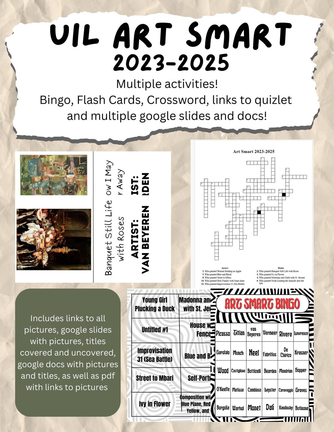 UIL Art Smart Bundle - Etsy