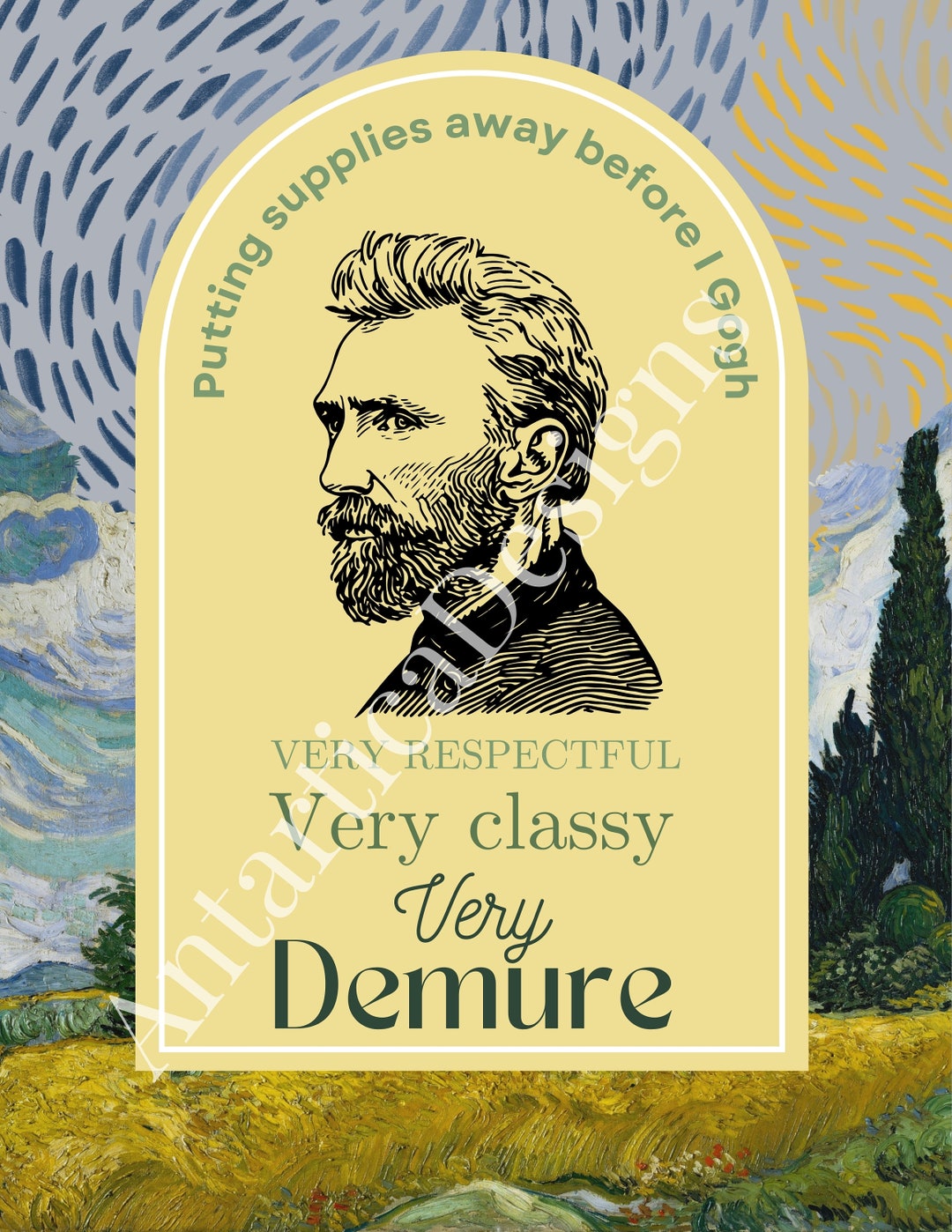 Van Gogh Classroom Clean up Poster - Etsy