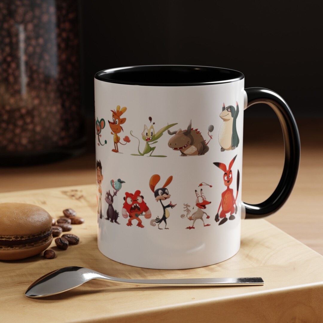 Caricature Mug, Cartoon Coffee Mug, Cartoon Mug, Cartoon Cup, Custom ...