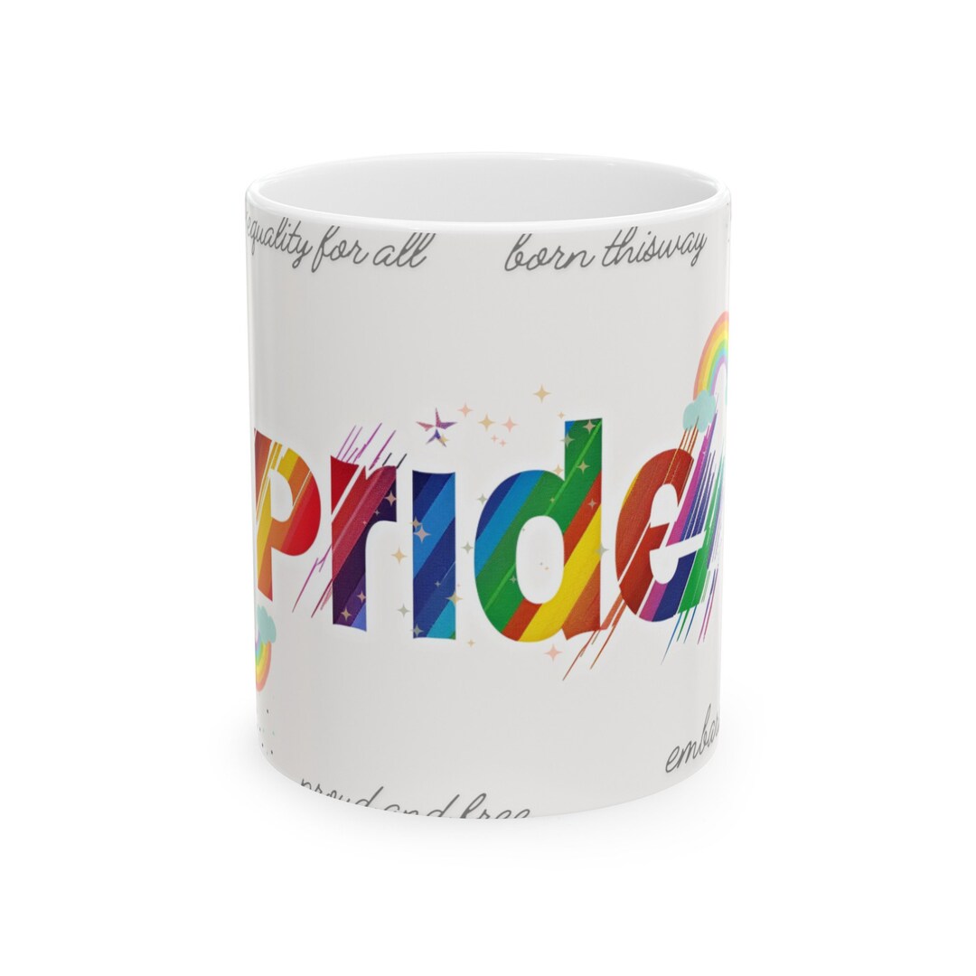 Discreet Pride, Equality Mug, Human Rights Mug, Lgbtq Ally Mug, Pride ...