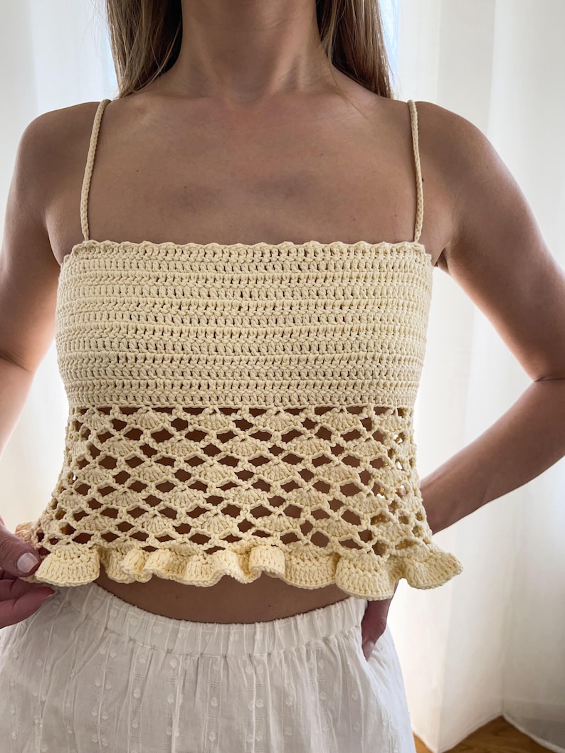 Mermaid Top 4 in 1 Crochet Pattern Reversible Top - Etsy