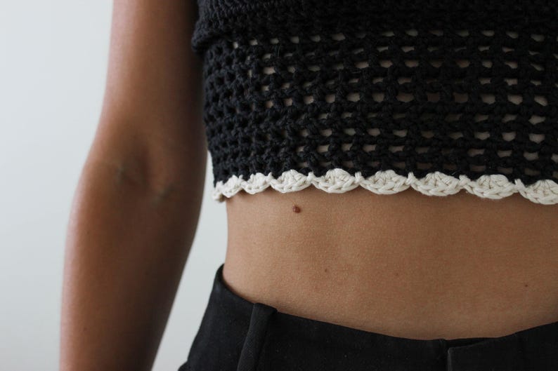 Tube Top Crochet Pattern - Virkad Topp Mönster - Etsy
