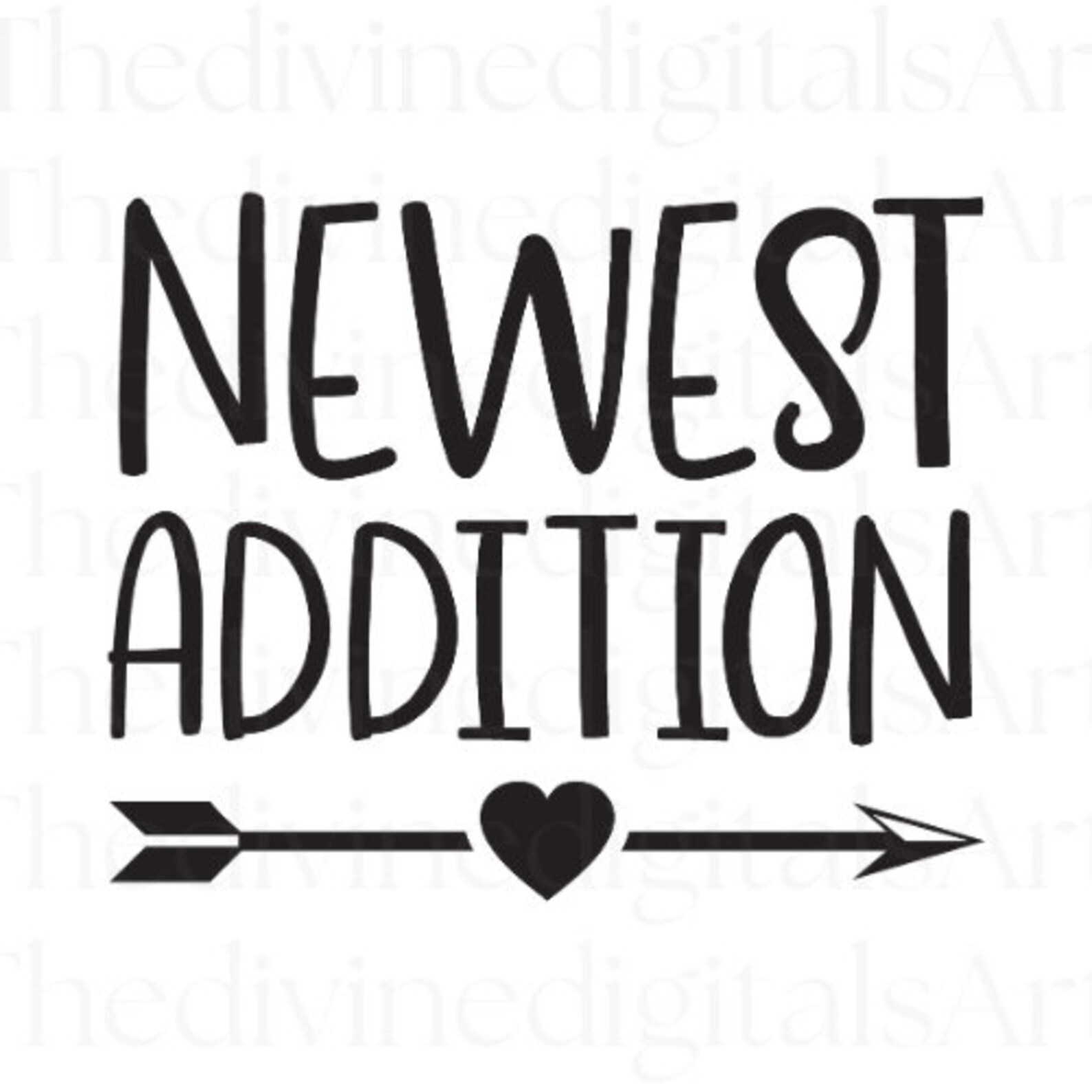 Newest Addition SVG File: Baby Announcement, Cousin Crew (digital Files ...