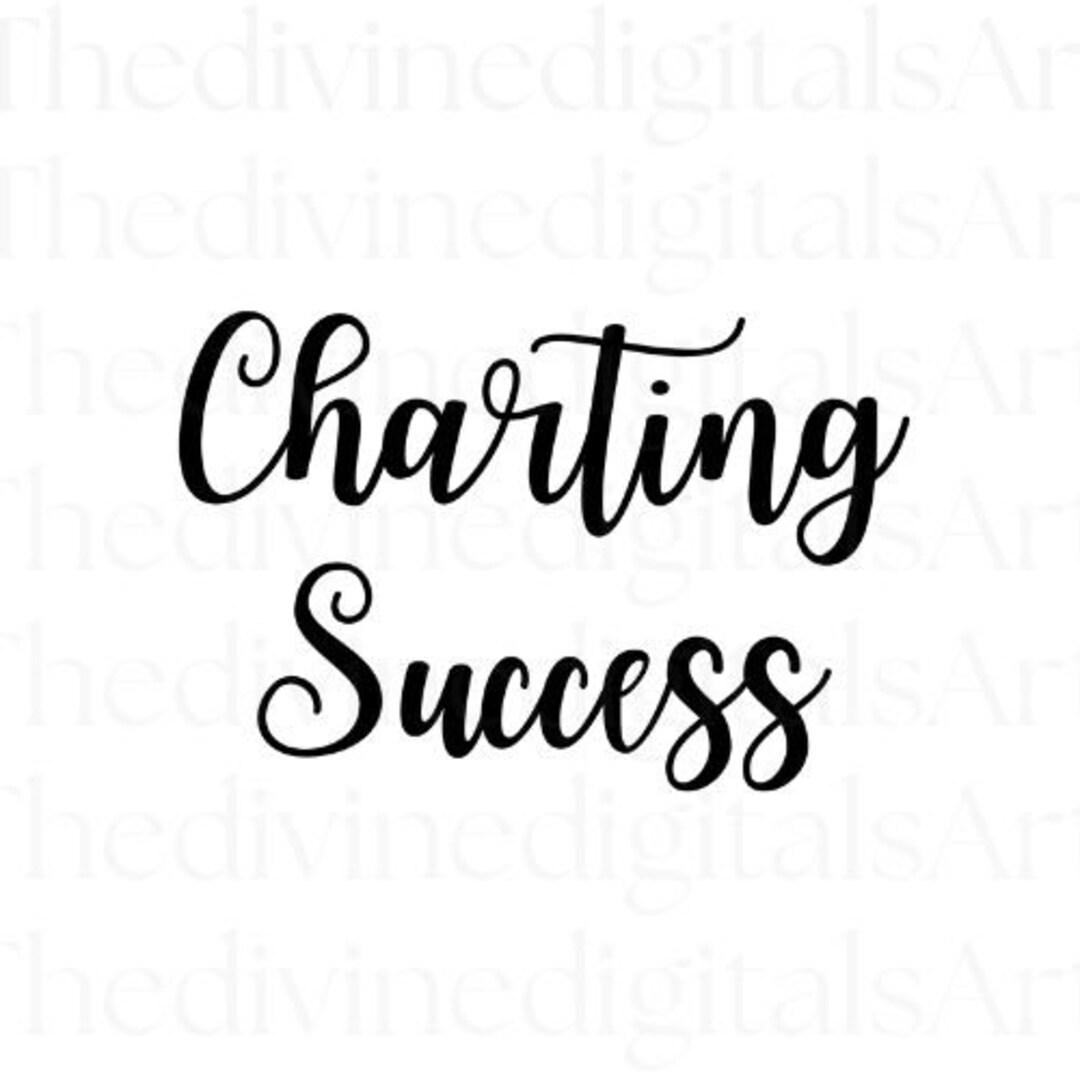 Charting Paper, Success, Charting SVG File, Success Wear, Cut File for ...