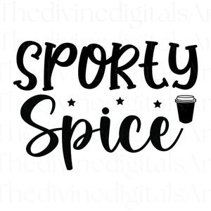 Sporty Spice SVG: Athlete Shirt Design (digital Download) - Etsy