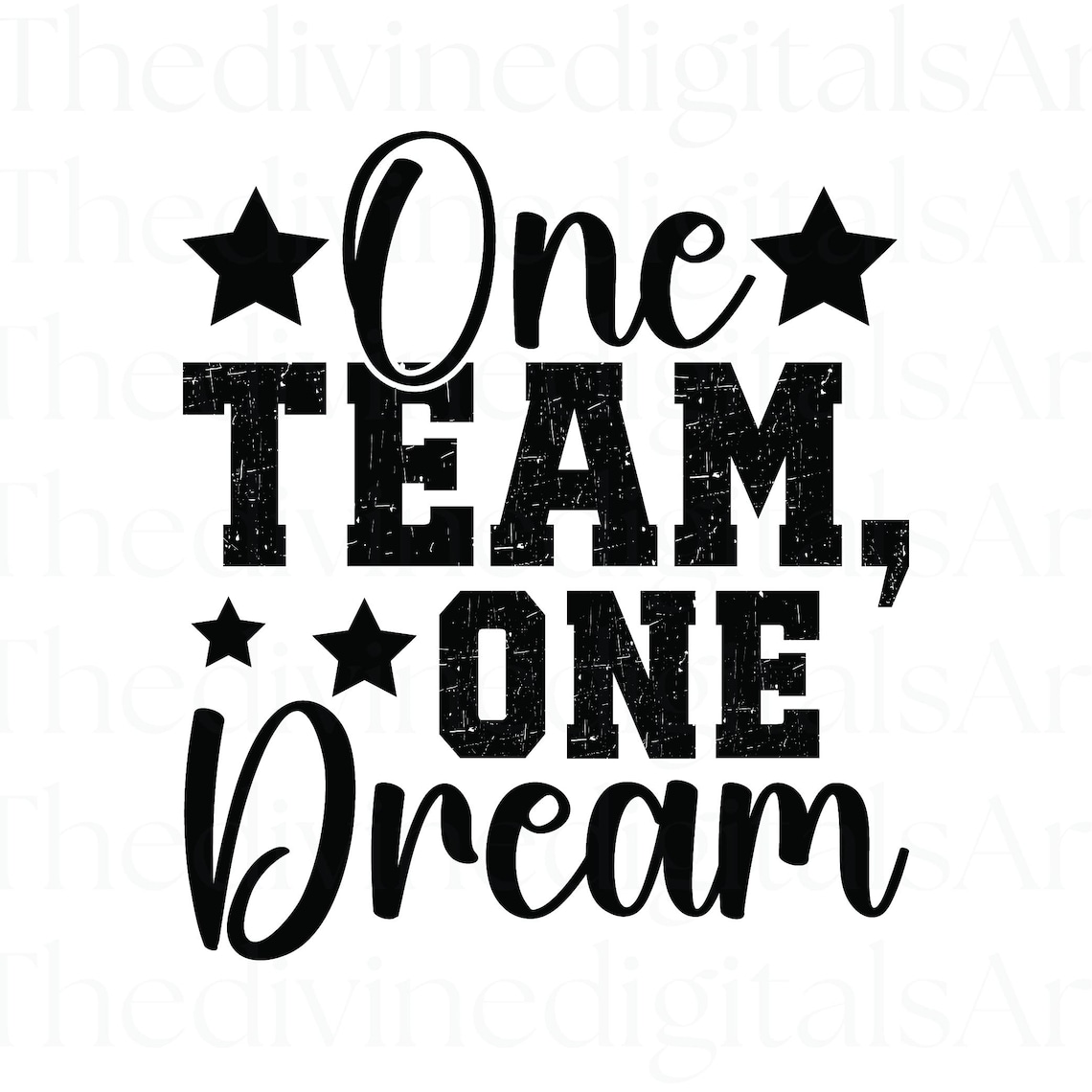 One Team One Dream SVG, One Team One Dream PNG, One Team SVG, One Team ...