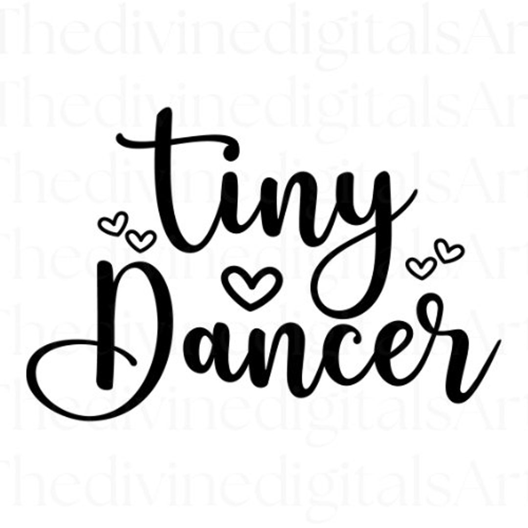 Tiny Dancer One Piece, Tiny Dancer SVG File, Dancer SVG, Dancer Bag ...