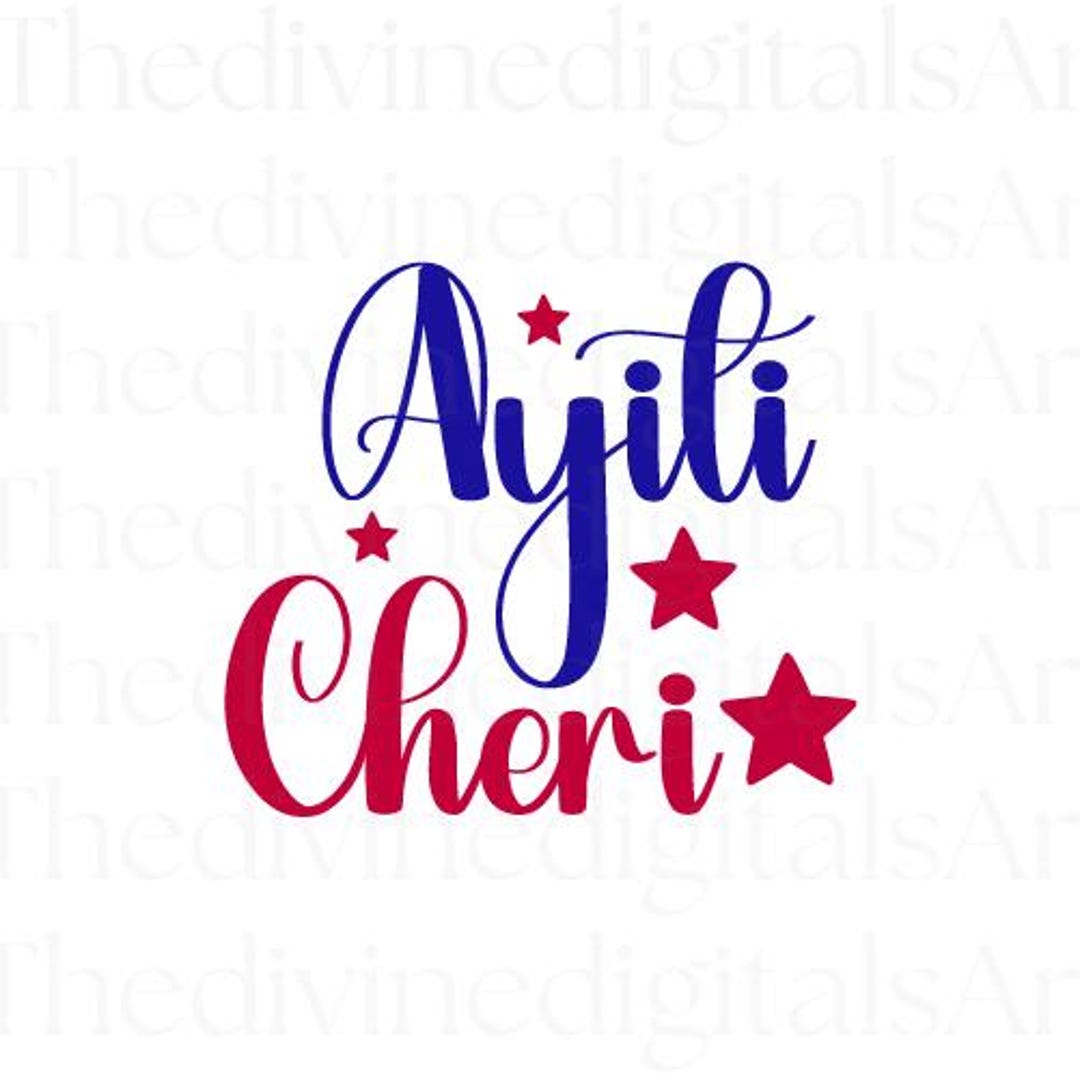Ayiti Chéri SVG, Haitian Creole Pride Svg Design for Cultural Love ...