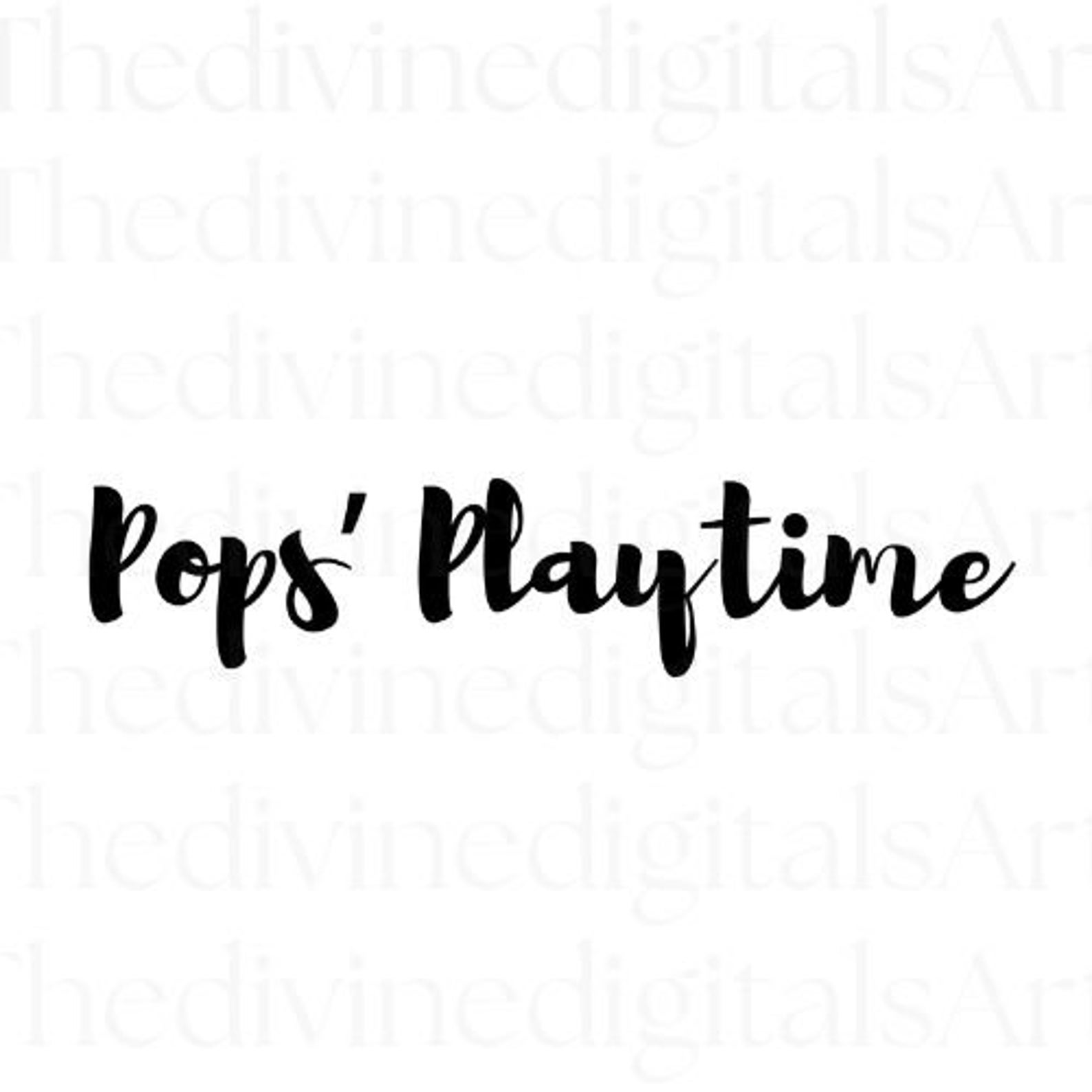 Pop's Playtime SVG, Pops Hat, Pops Art, Pops Shirt, Pops for Pop, Pops ...