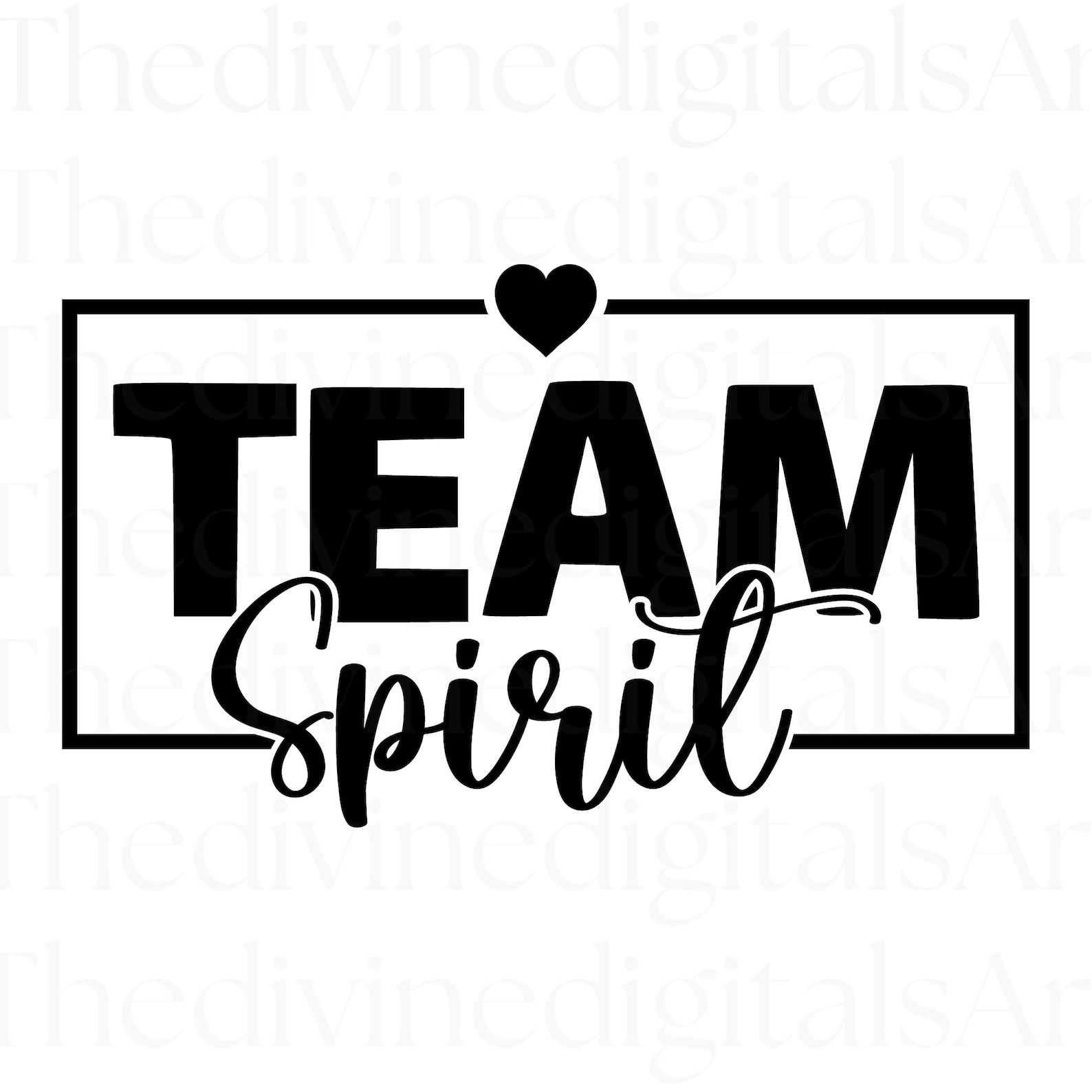 Team Spirit Svg, Team Spirit Shirt, Team Spirit Png, Team Spirit ...