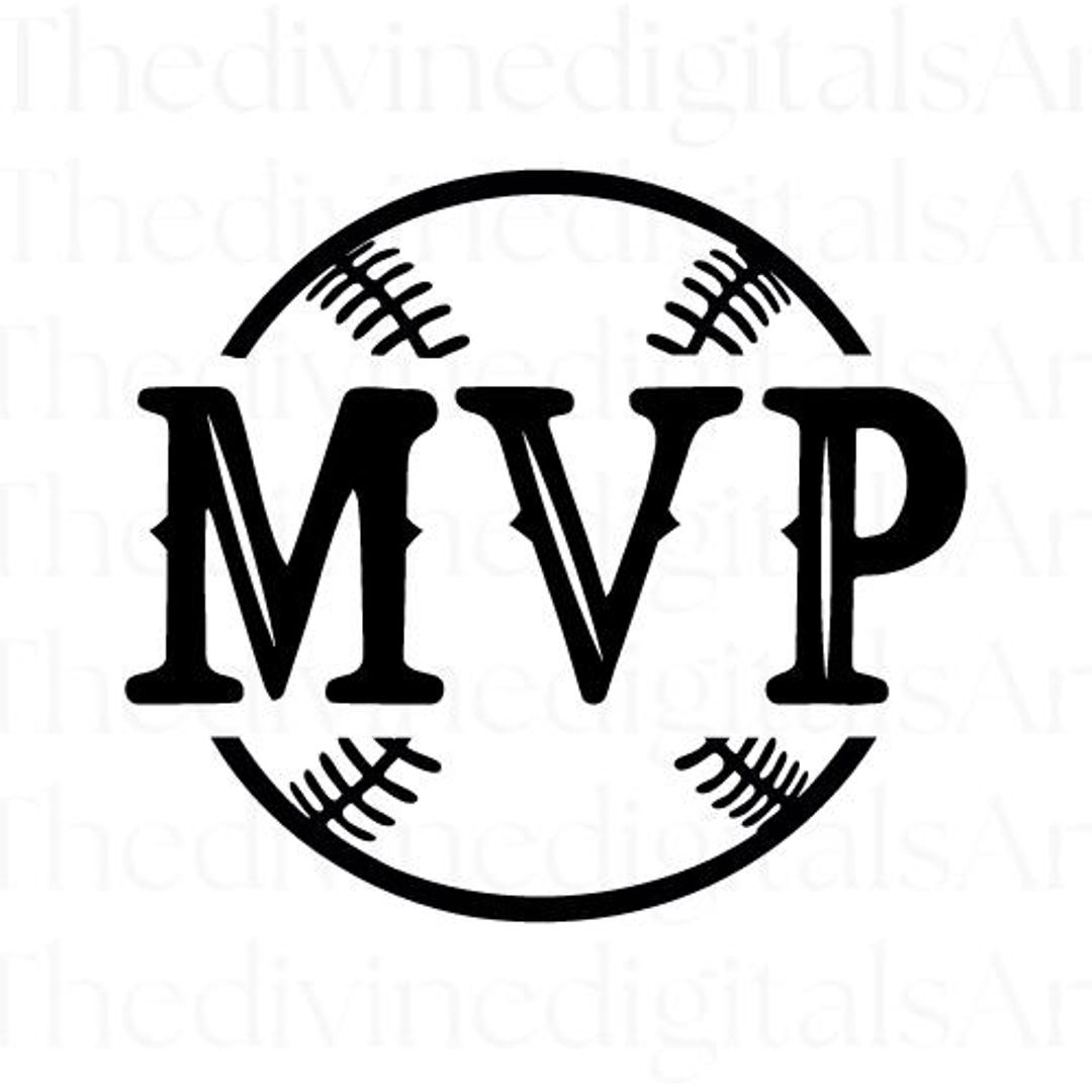MVP, MVP Glitch, Baseball Svg, Baseball Shirt, Baseball Cap, Baseball ...