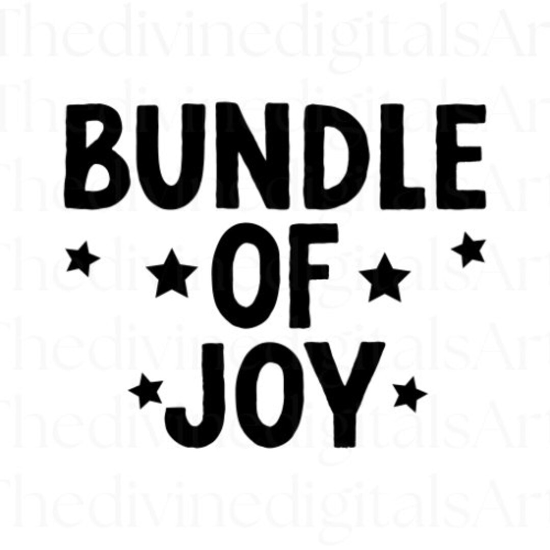 Bundle of Joy SVG: Baby Shower Cricut Cut File (digital Download) - Etsy