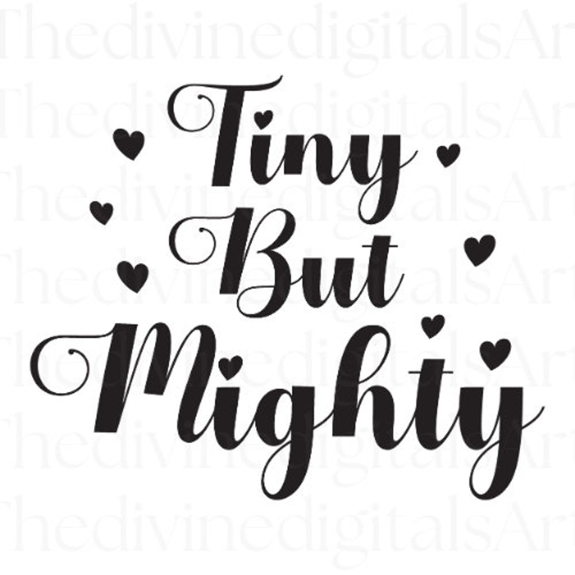 Tiny but Mighty SVG, Tiny but Mighty, Baby SVG, Baby Gift, Baby Shower ...