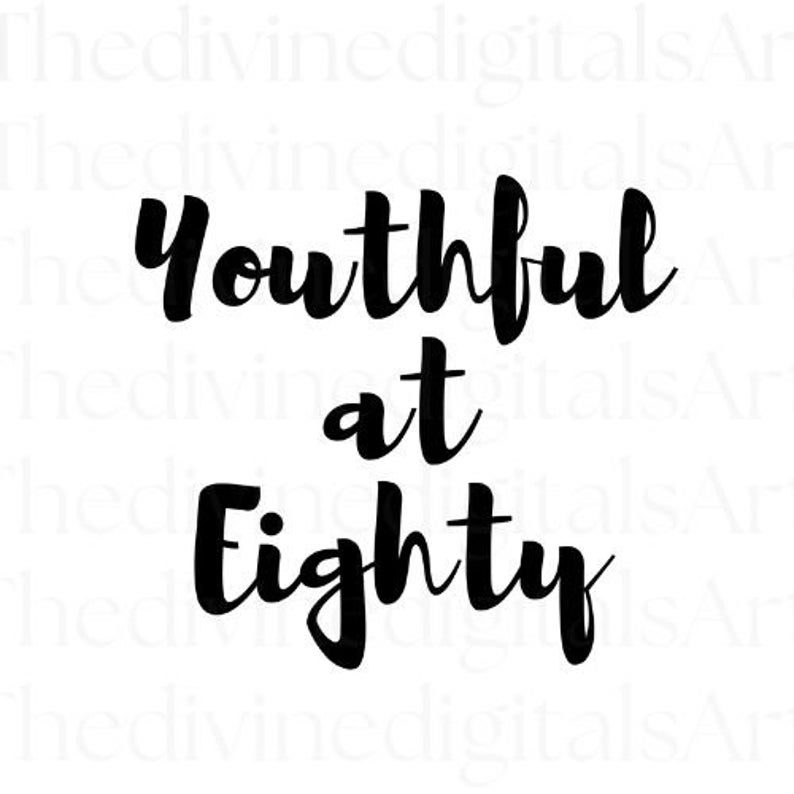 Eighty Invitations, Eighty Birthday Invitations, Eighty SVG File, Cut ...