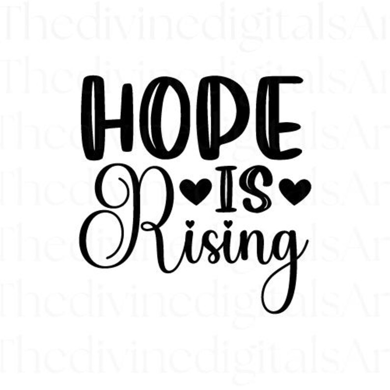 Hope is Rising SVG, Religious SVG, Christian SVG, God Svg, Faith Svg ...