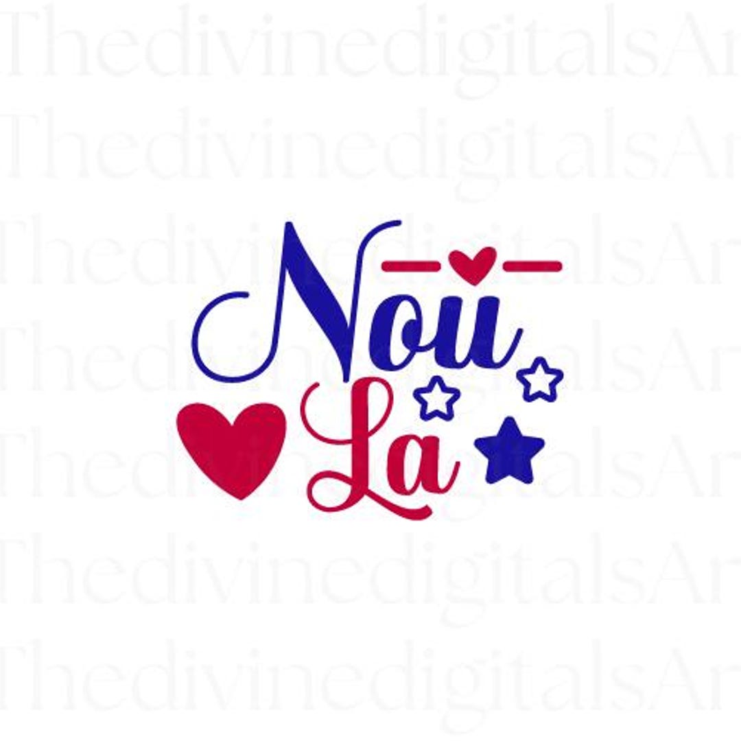 Nou La SVG, Haitian Creole Pride Svg Design for Diaspora, Digital ...