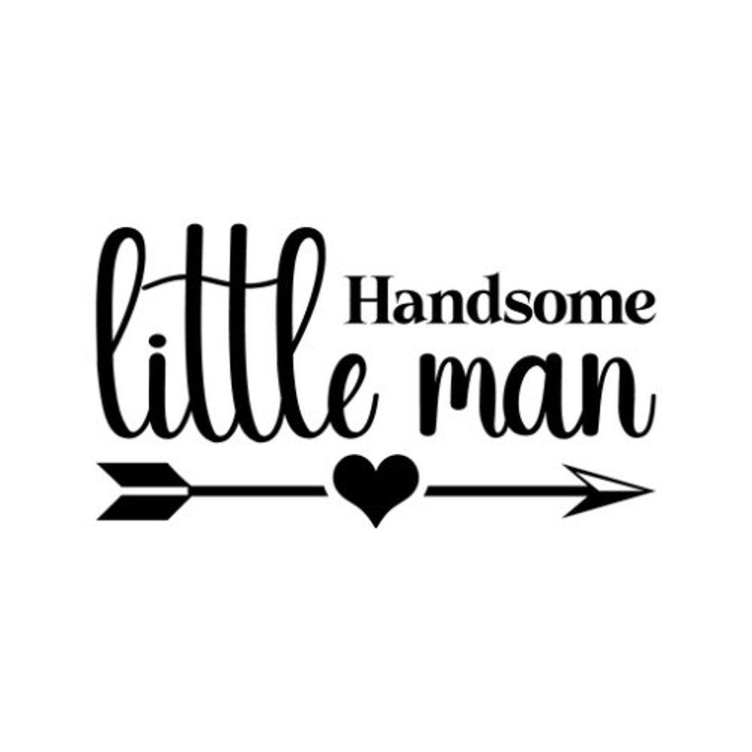 Handsome Little Man, Little Man Cave Sign, Little Man SVG, Little Man ...