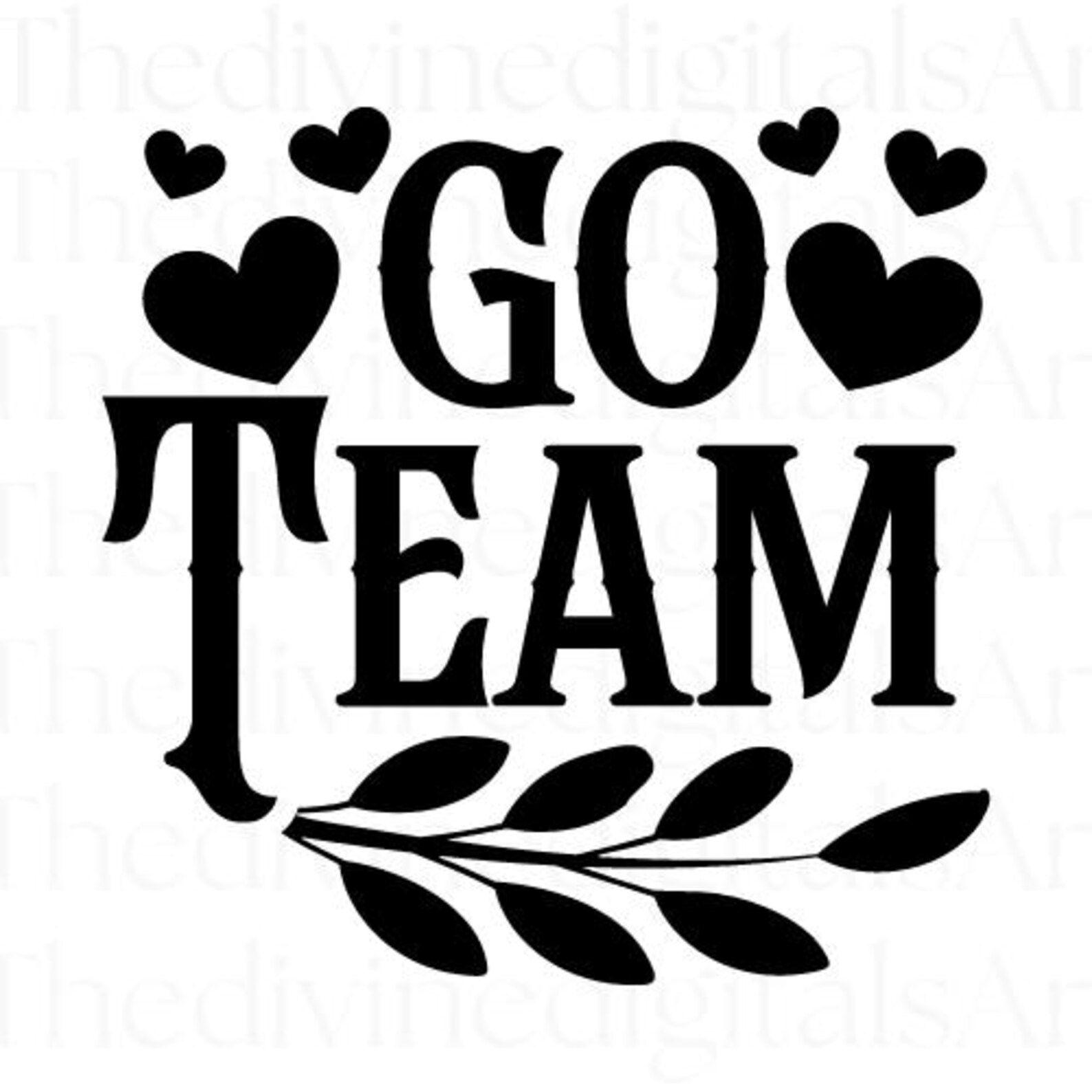 Go Team Svg, Go Team Shirt, Teamwork, Teamwork Makes the Dream Work ...