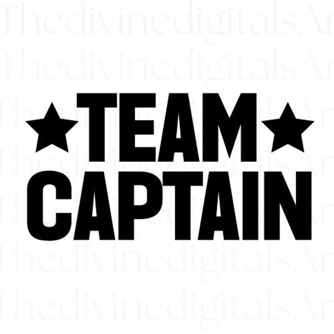 Team Captain Svg, Team Captain Patch, Team Captain Pin, Cheer Captain ...