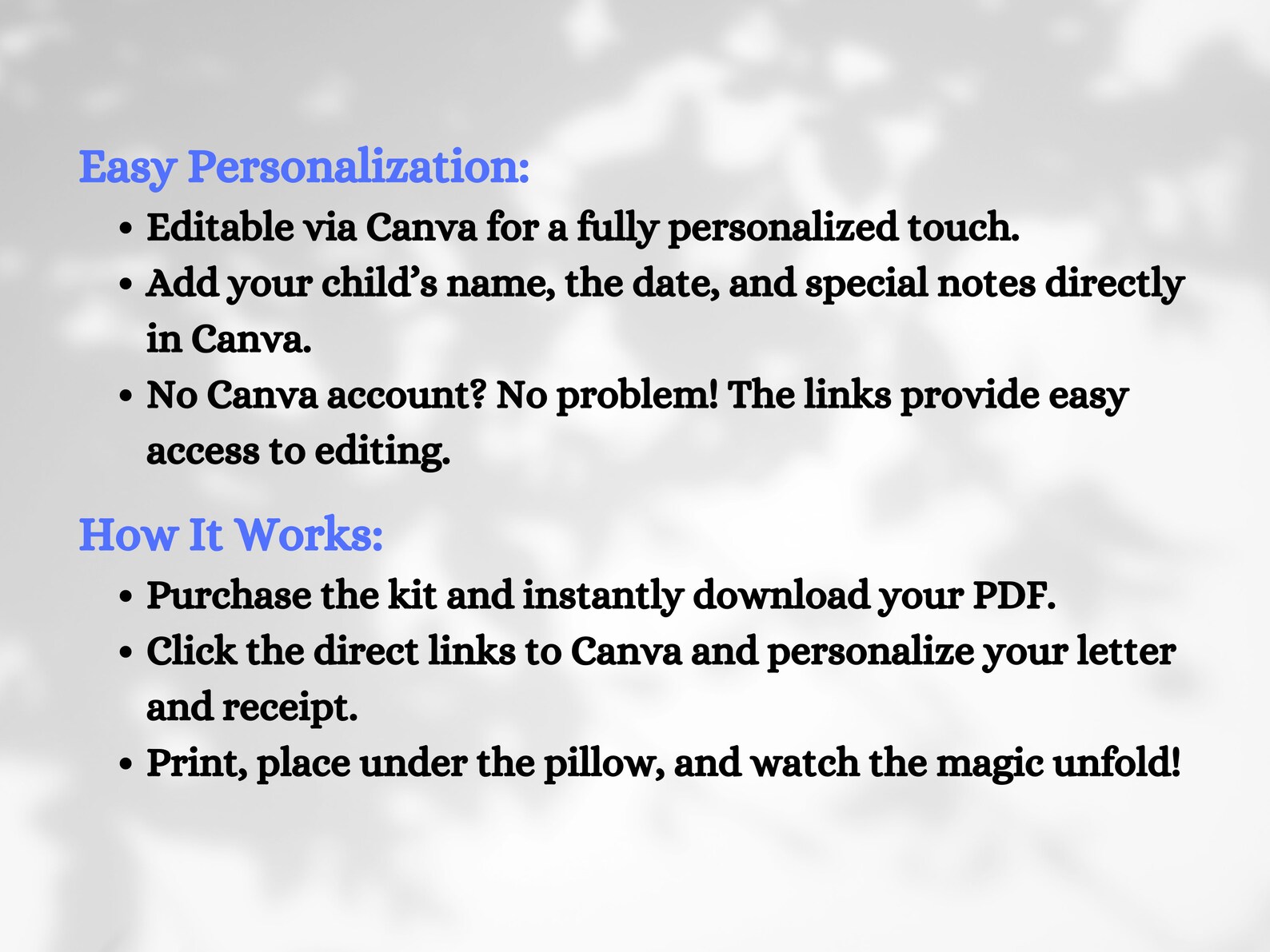 Editable Tooth Fairy Letter, Tooth Fairy Note, Tooth Fairy Receipt ...