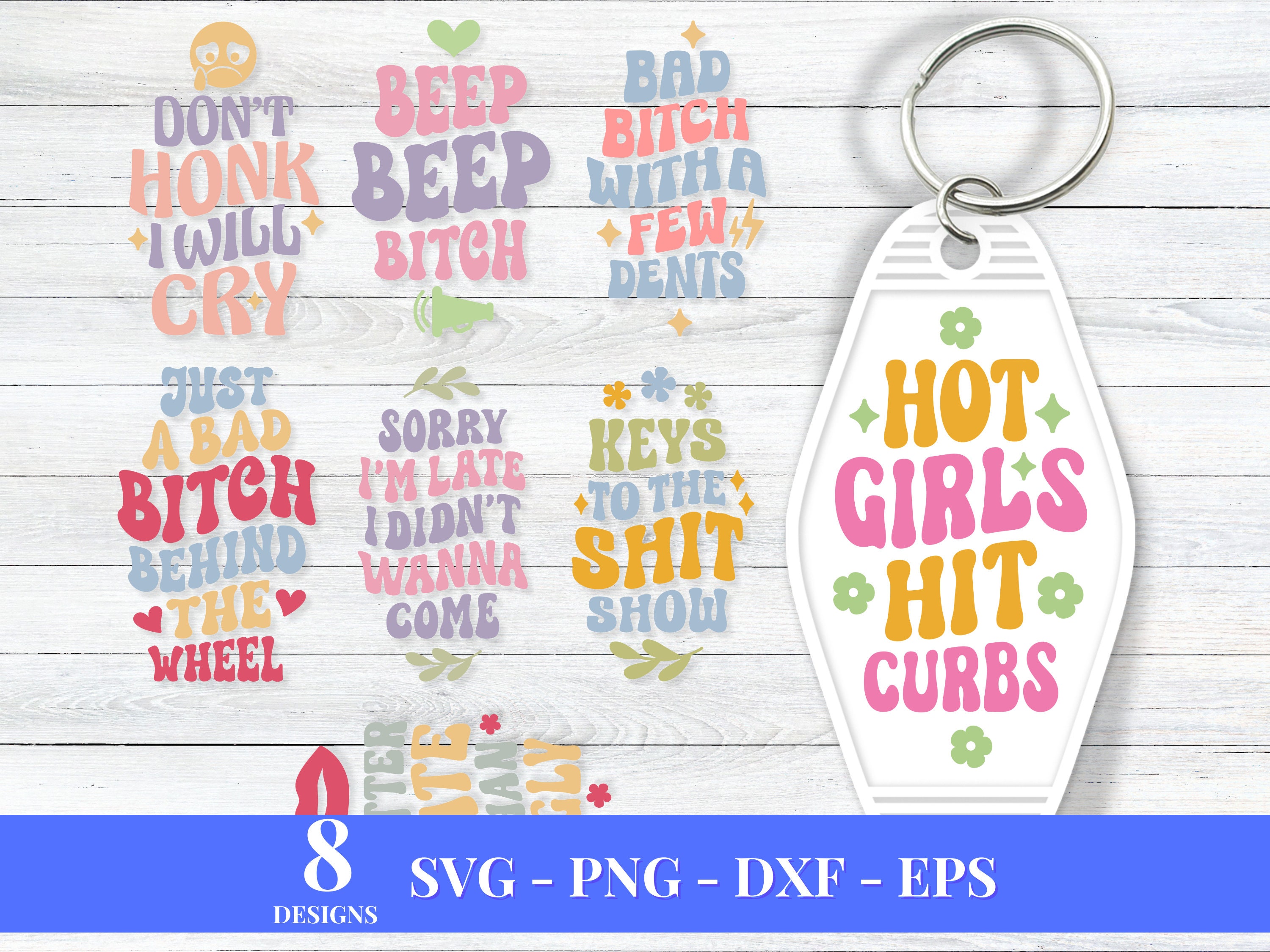 Funny Motel Keychain Svg Bundle, Motel Keychain Quotes SVG Bundle ...