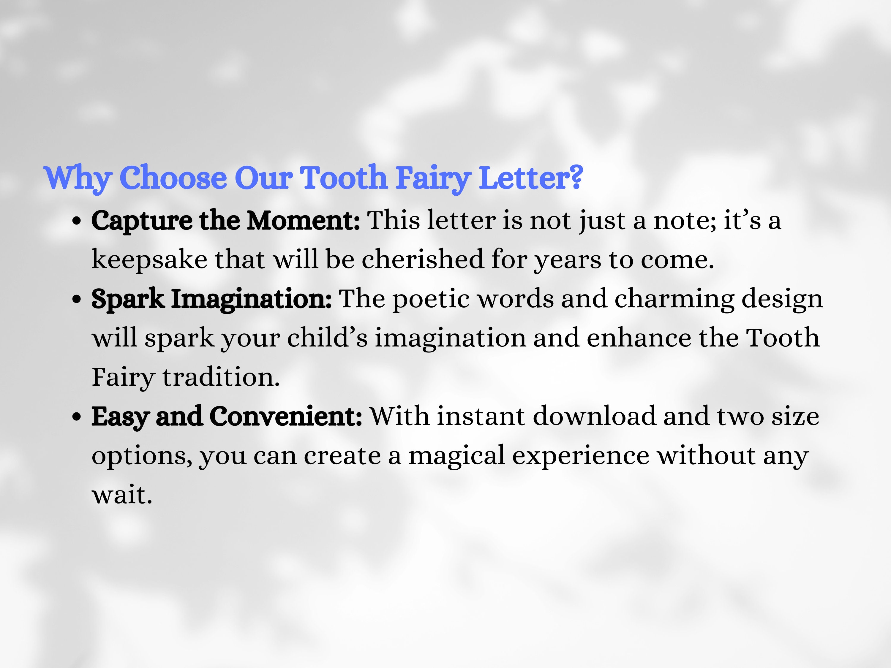 Tooth Fairy Letter, Printable Tooth Fairy Letter Kit First Tooth ...