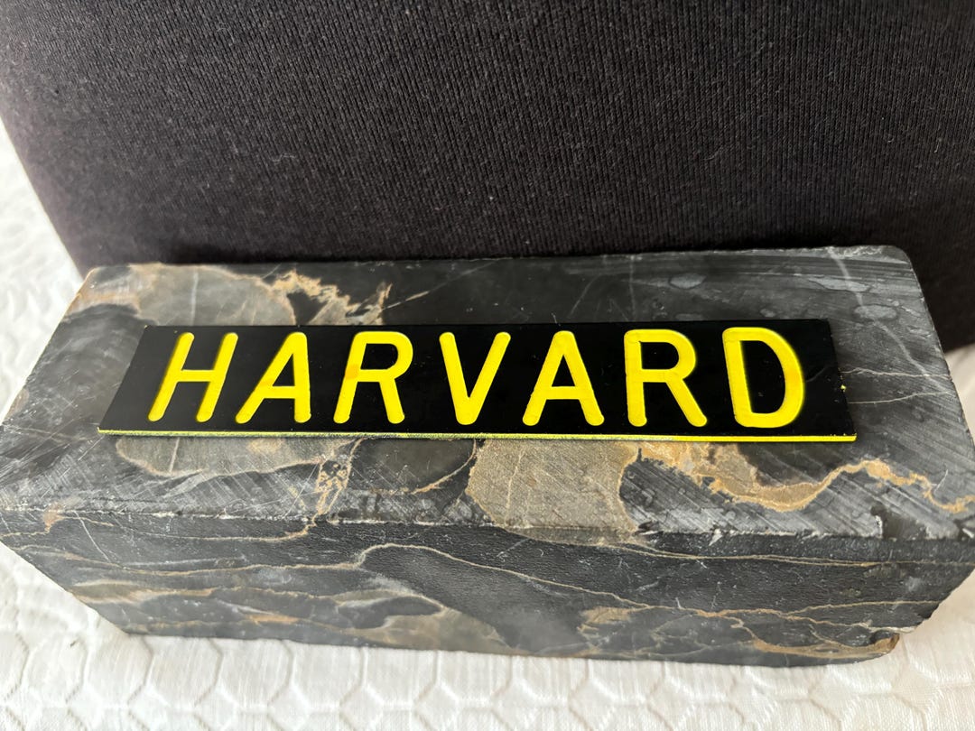 Vintage Harvard Magnet From a Mid-century League Sport Standings ...