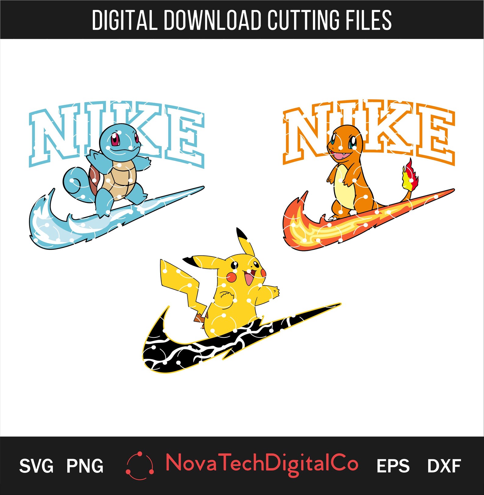Pokemon SVG Bundle, Pokemon Font Svg, Pikachu Svg Files for Cricut and ...