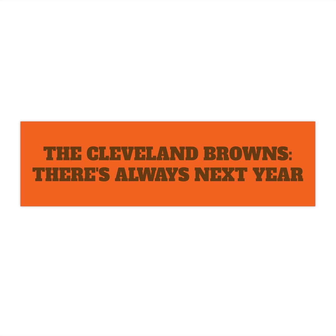 Cleveland Browns Bumper Sticker - Etsy