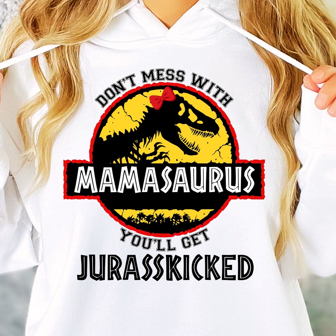 Mamasaurus SVG PNG Sublimation Clipart, Jurassic Park Artwork SVG ...