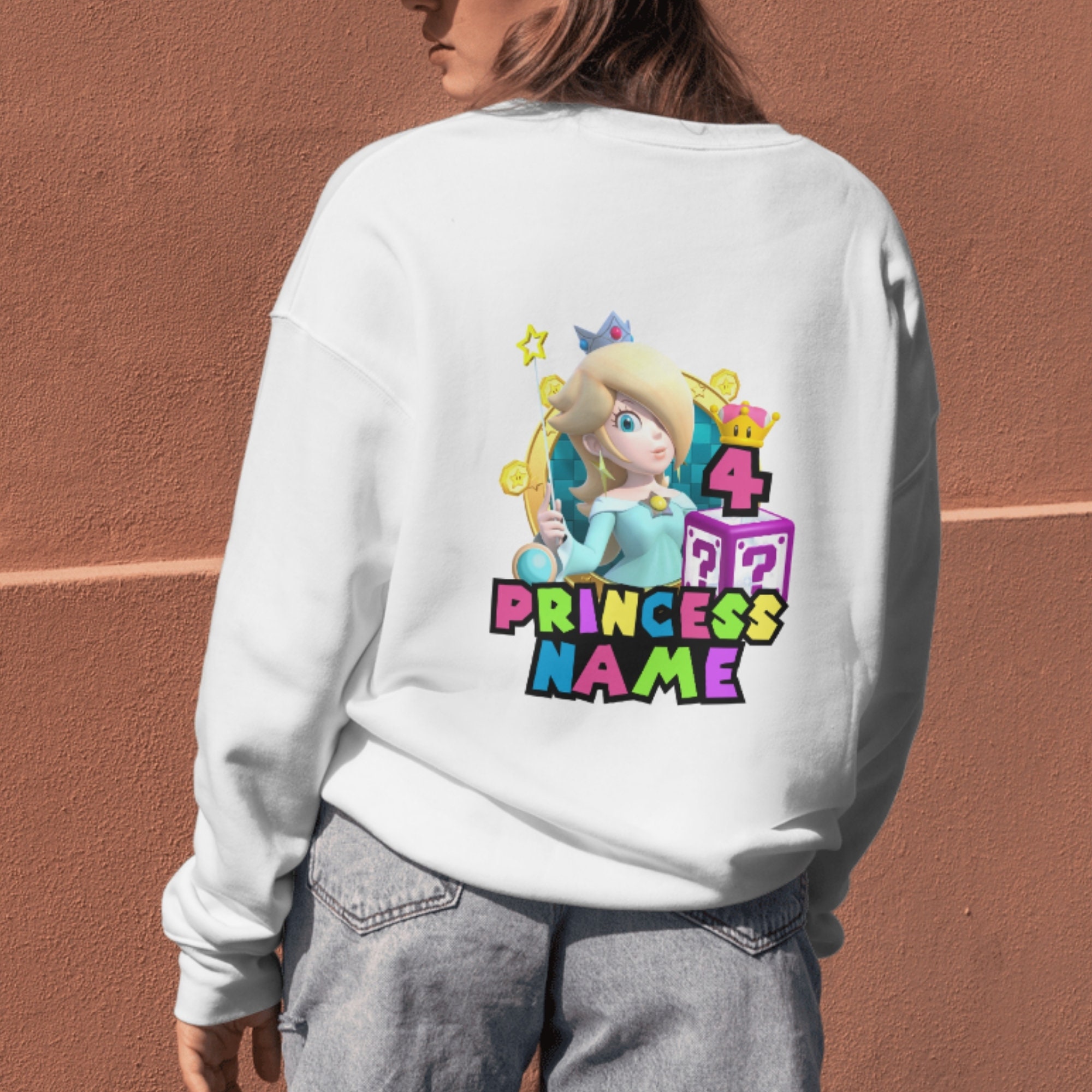 Custom Super Mario PNG T-shirt Design, Princess Peach T-shirt PNG ...