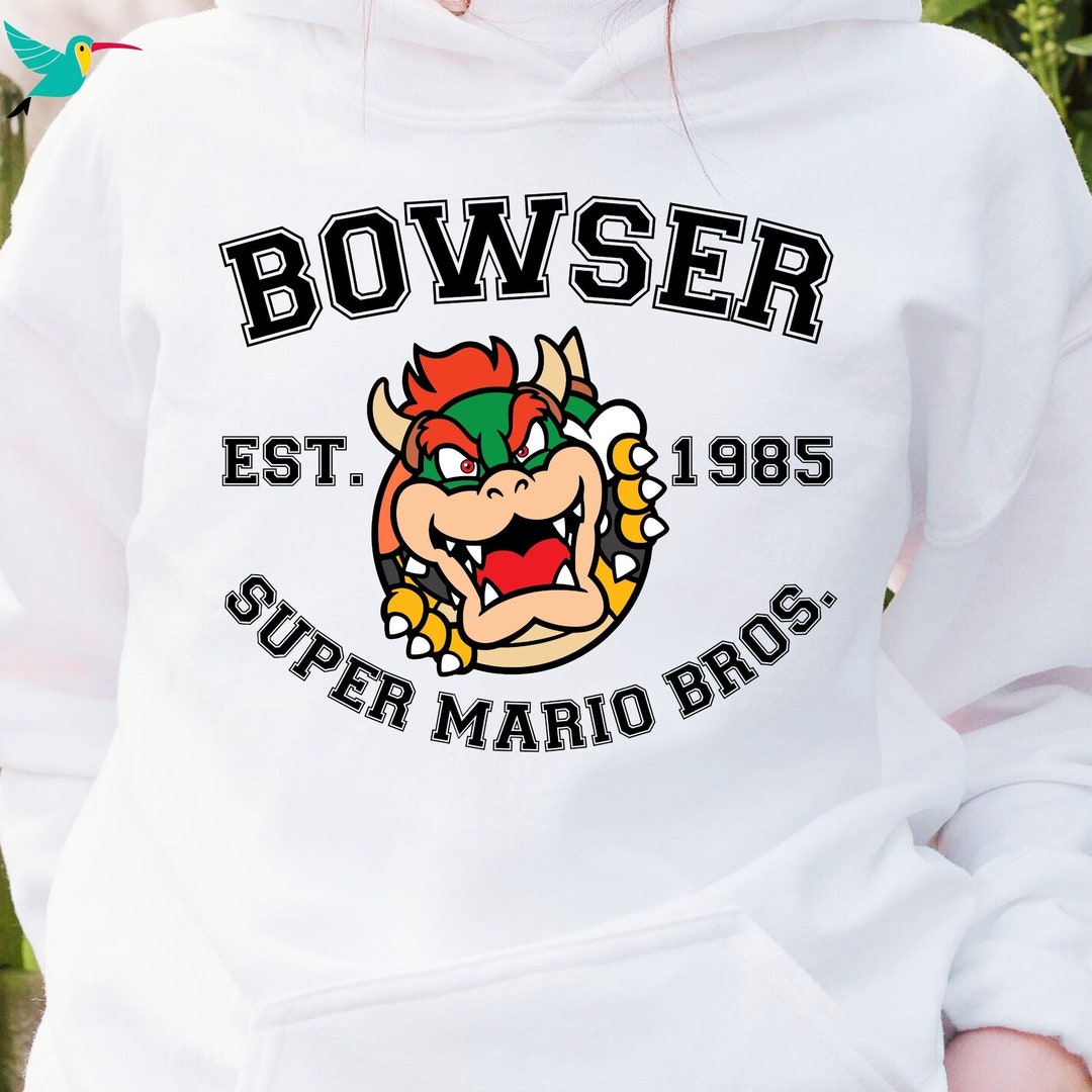 Bowser Super Mario SVG T-shirt Design, Bowser T-shirt PNG Sublimation ...