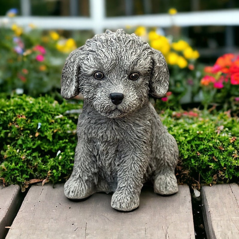 Labradoodle Outdoor Statue - Etsy