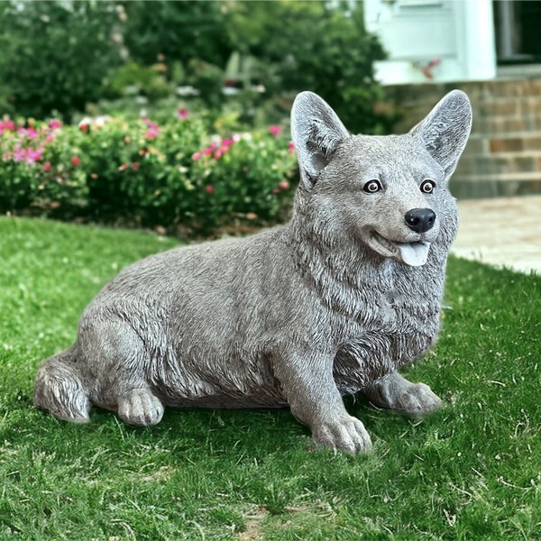 Corgi Statue - Etsy