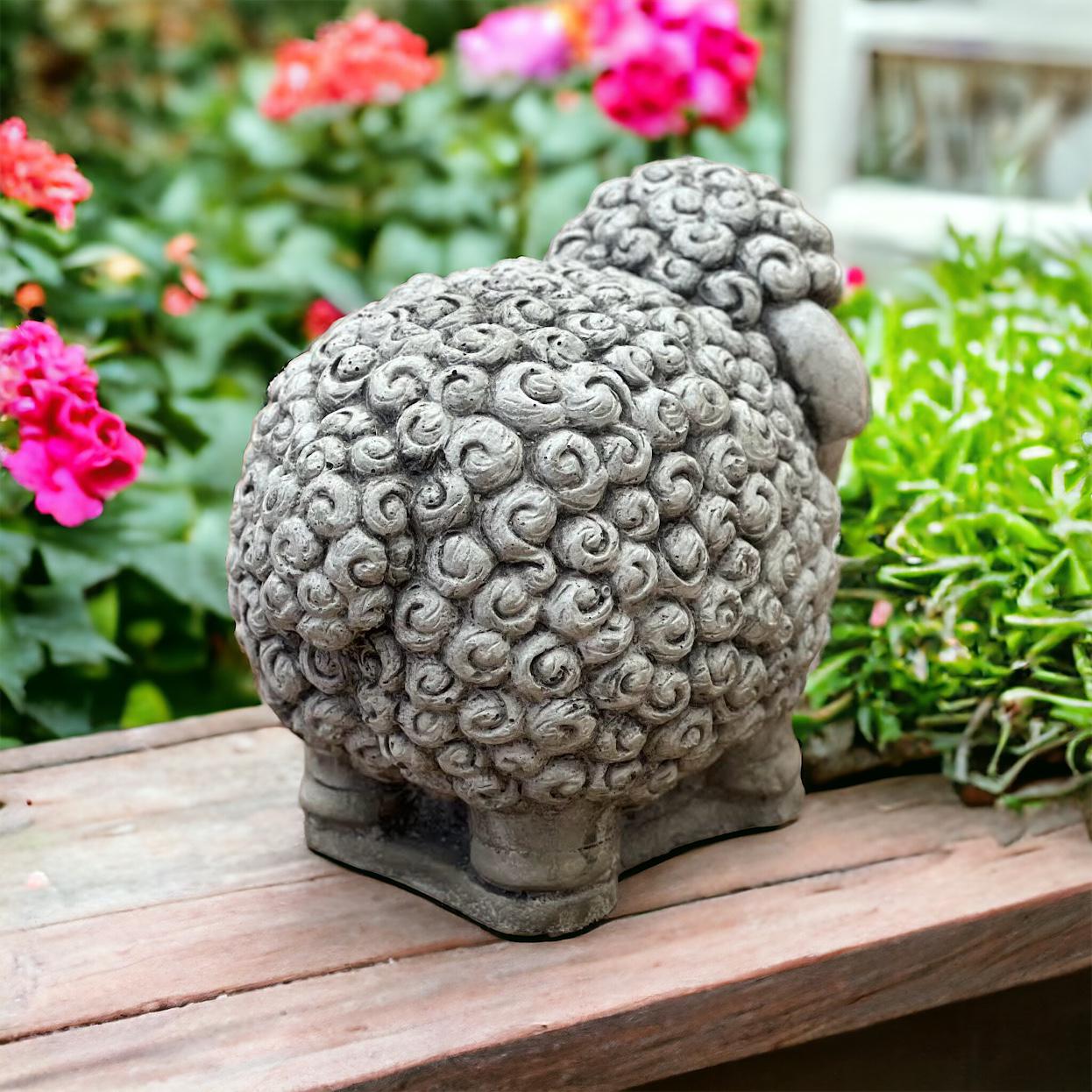 Concrete Sheep, Cute Lamb, Sheep Statue, Stone Lamb, Sheep Sculpture ...