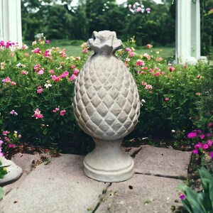 Pineapple Statue, Concrete Pineapple, Garden Decoration, Detailed ...