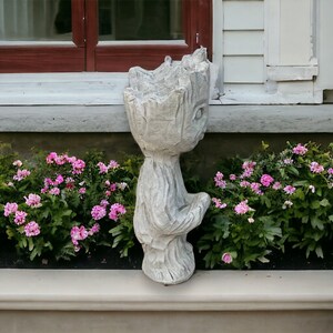 Groot Statue, Garden Figure, Concrete Groot, Movie Style, Outdoor ...