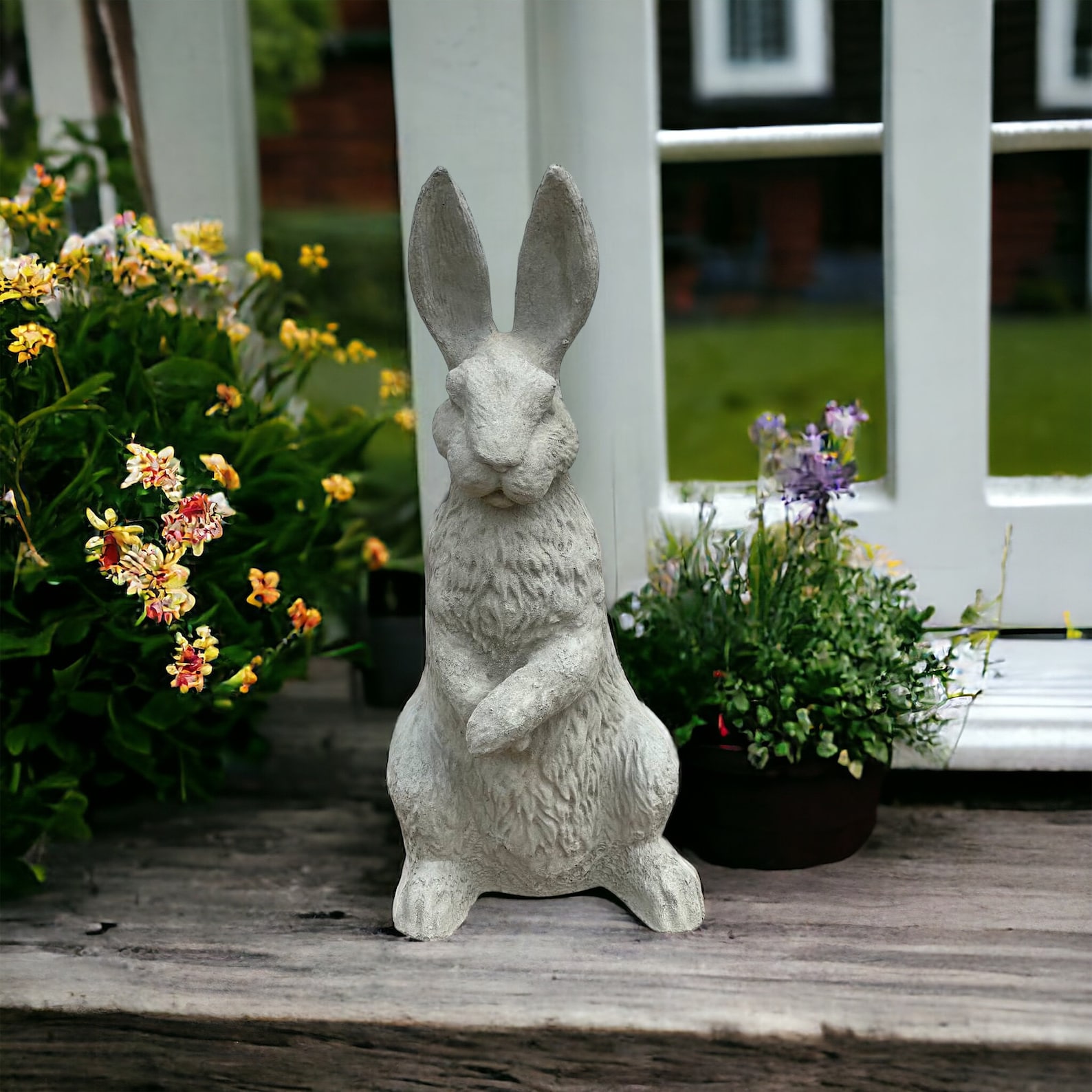 Massive Rabbit, Concrete Bunny, Rabbit Statue, Outdoor Animal, Garden ...