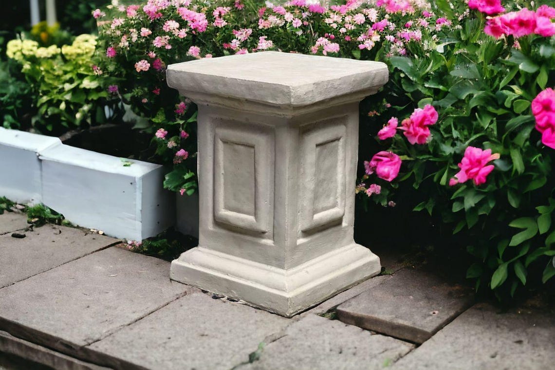Large Pedestal, Concrete Post, Massive Post, Greek Pedestal, Stone ...