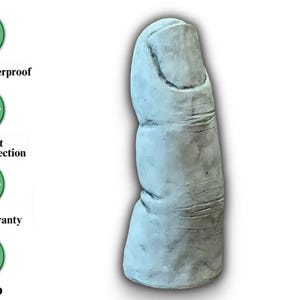 Realistic Finger, Concrete Sculpture, Backyard Decoration, Middle ...