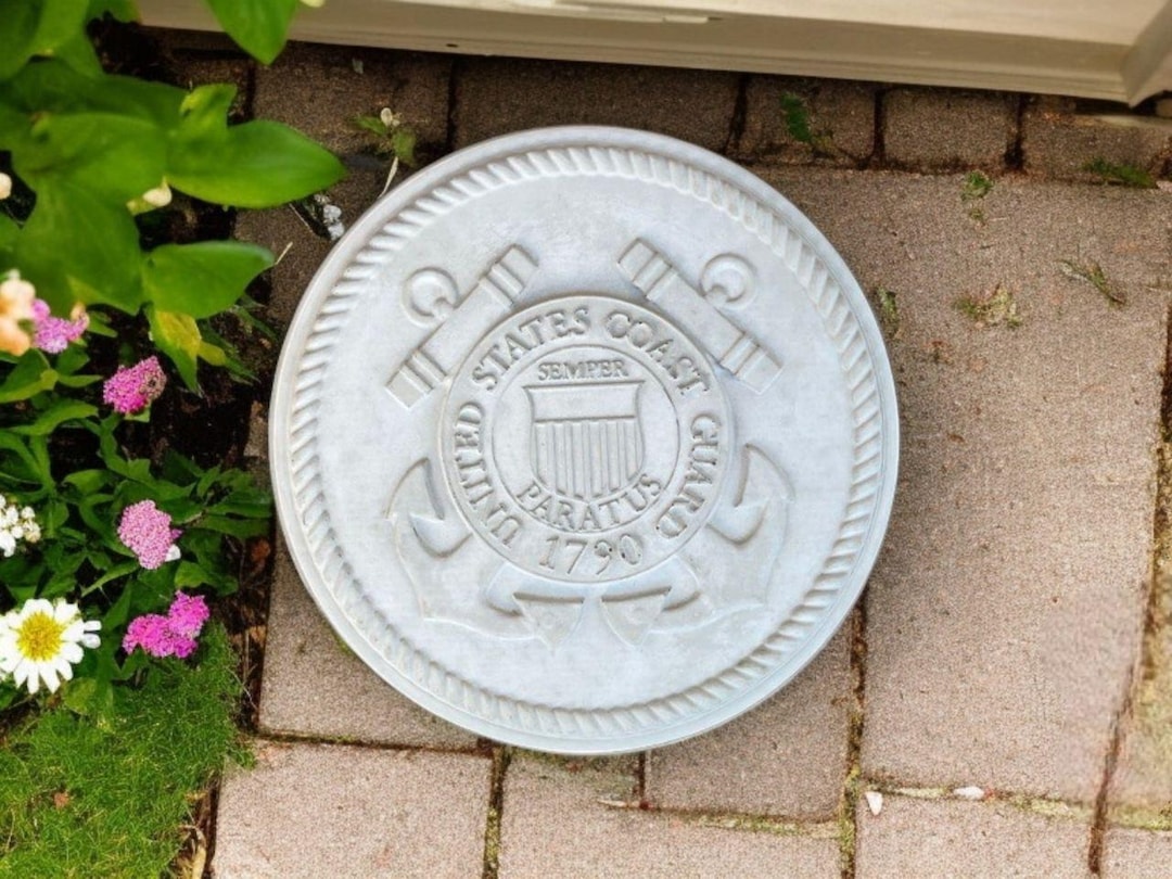 United States Rock, Military Memorial, Coast Guard, Concrete Figurine ...